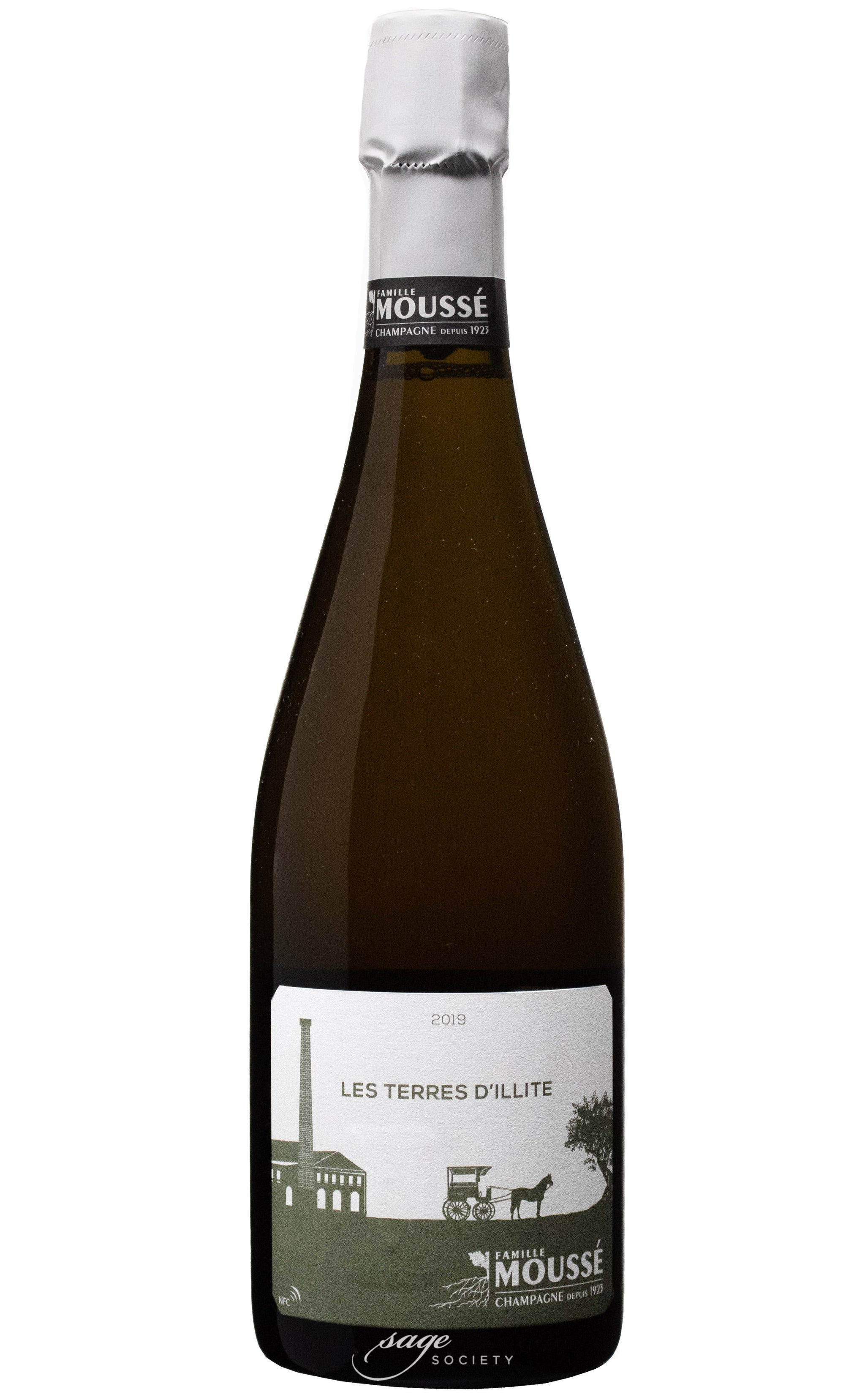 2019 Famille Moussé Champagne Millesime Terre d'illite Blanc de Noirs