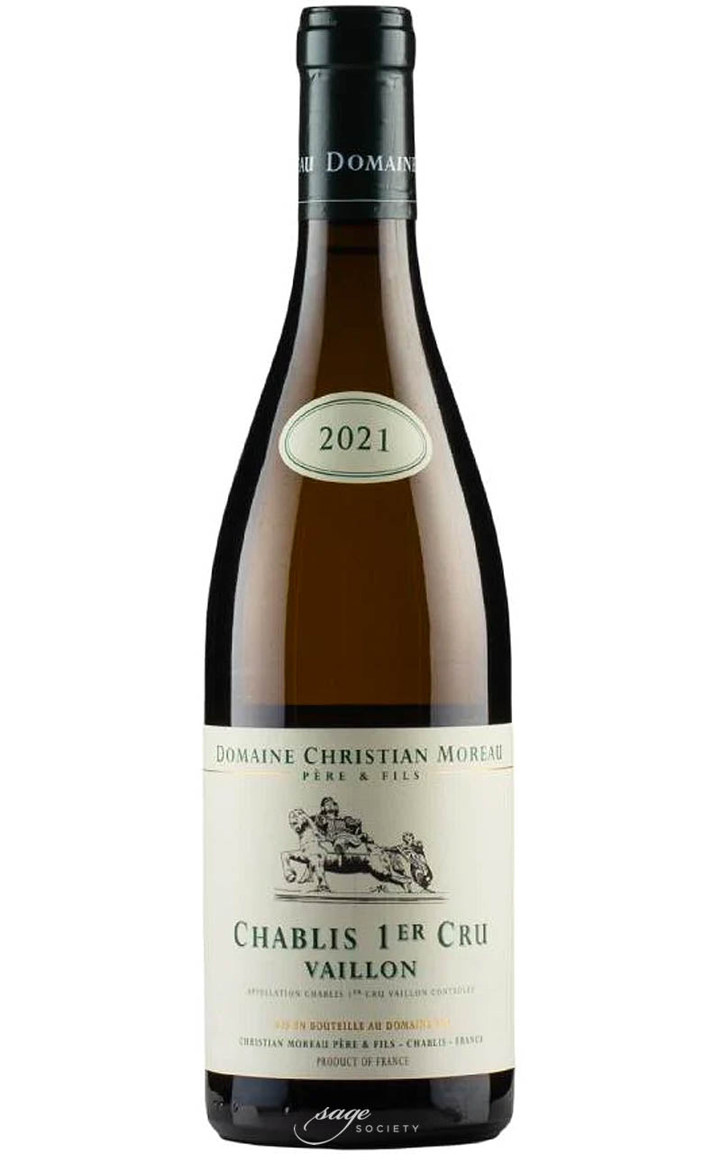 2021 Domaine Christian Moreau Père et Fils Chablis 1er Cru Vaillon